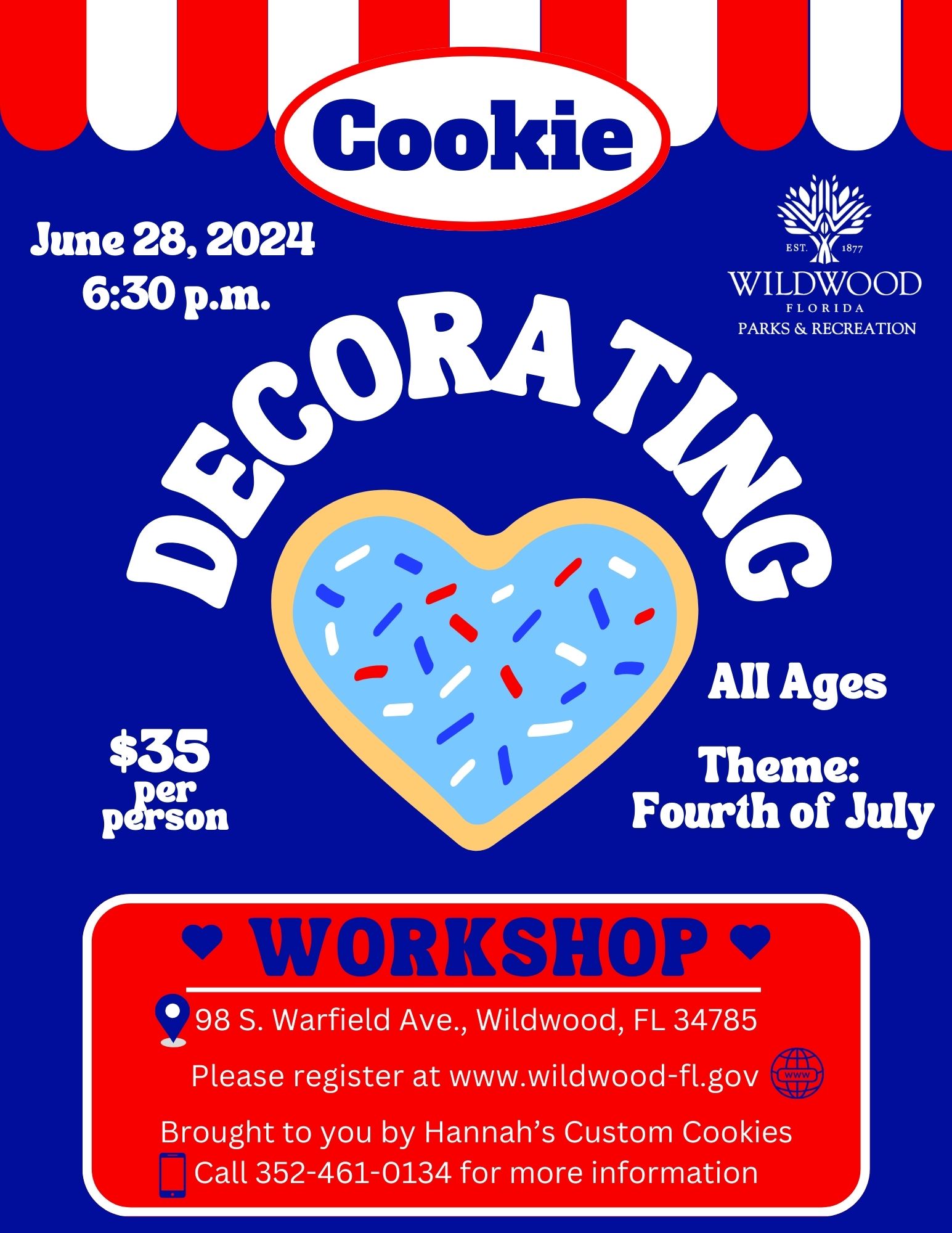 Cookie Decorating Workshop | Wildwood Florida
