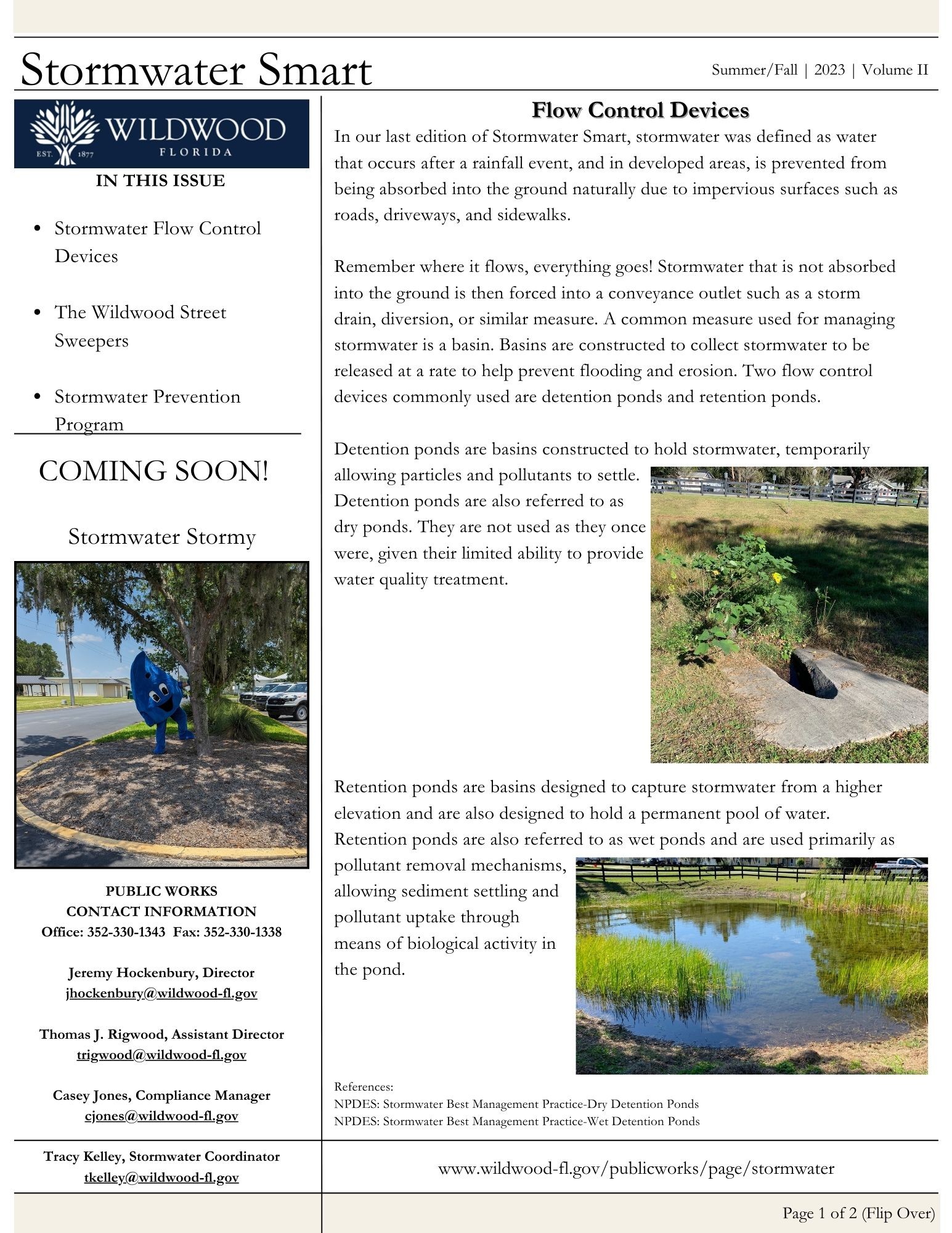 Stormwater Smart Newsletter | Wildwood Florida