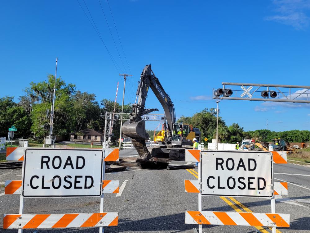 Temporary Road Closure on Main Street (U.S. 301) in Wildwood for Rail ...