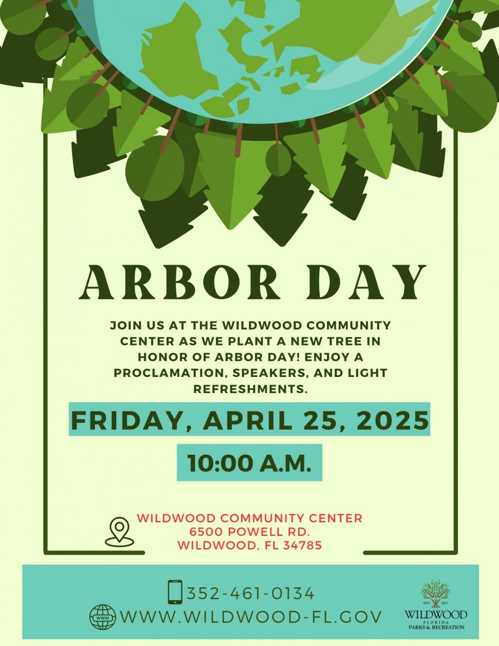 Arbor Day Celebration | Wildwood Florida