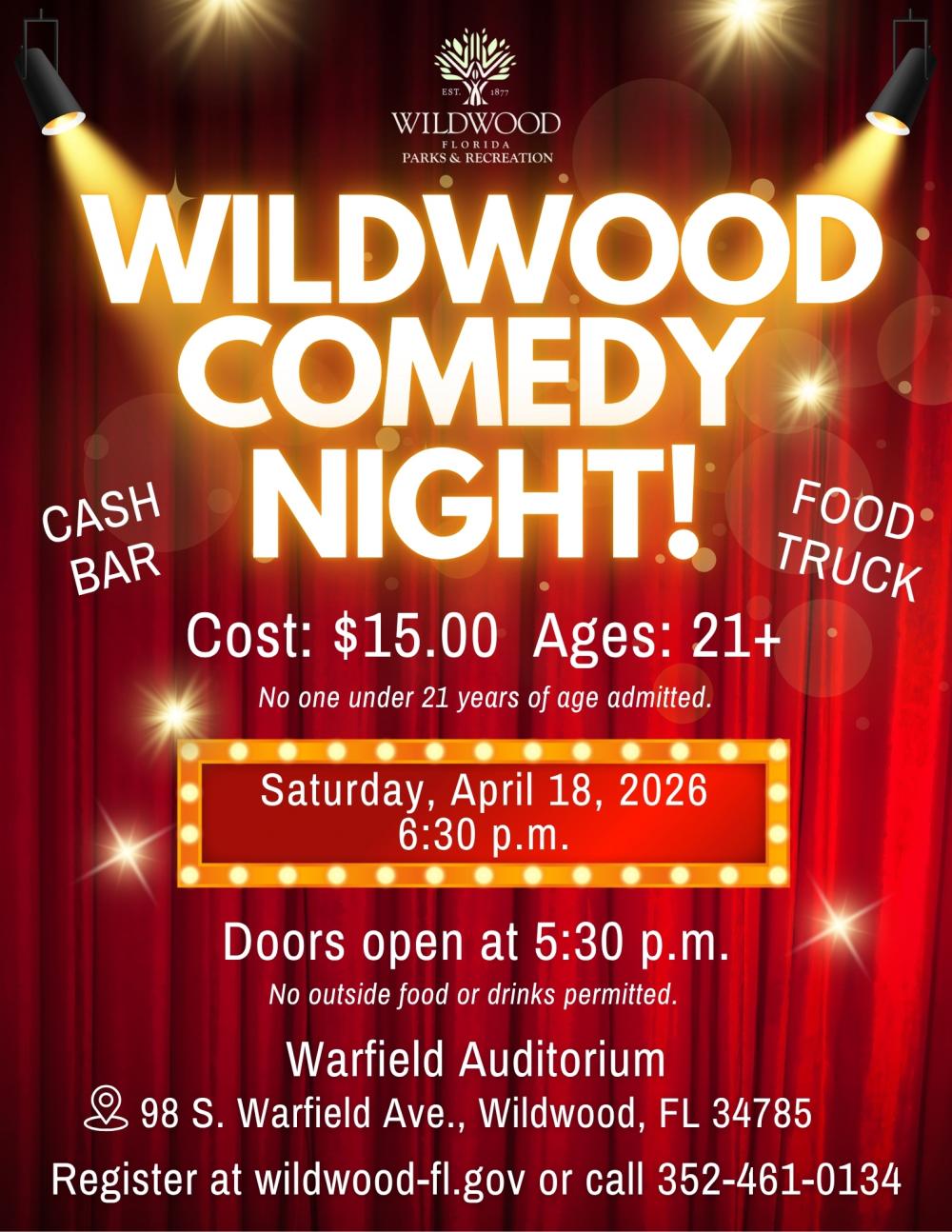 Comedy Night | Wildwood Florida